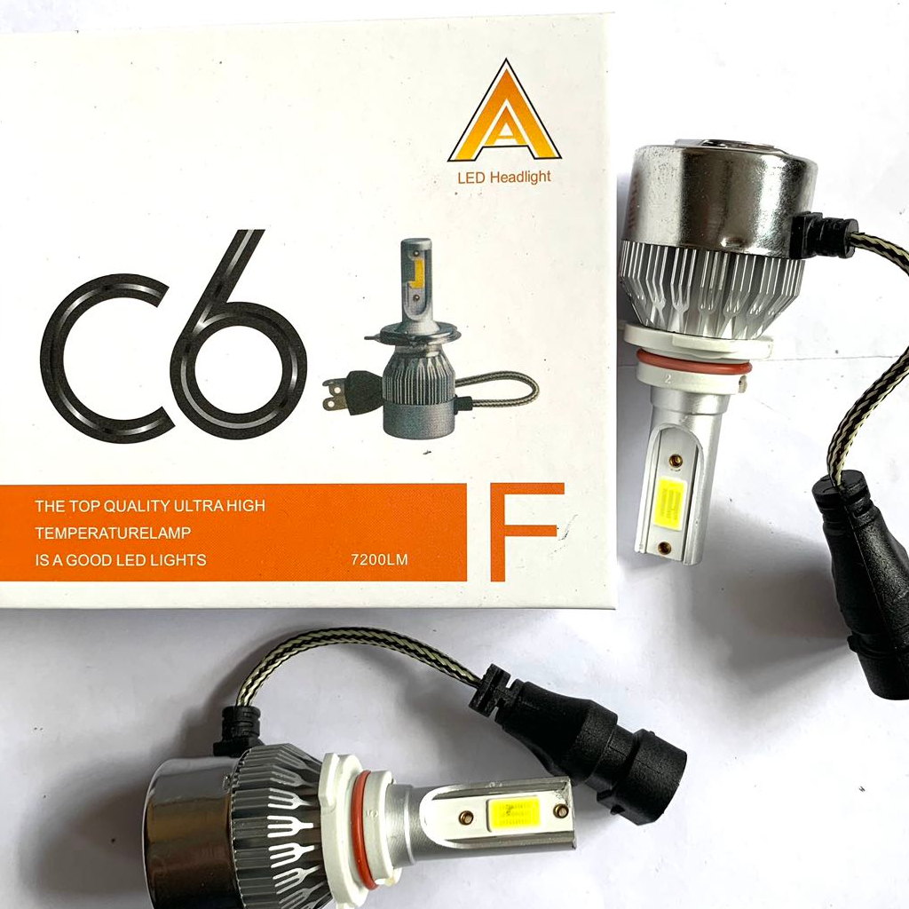 Lâmpada C6 7200k Led H1 H3 H4 H7 H8 H16 Hb3(9005) Hb4(9006) Branco | Shopee Brasil