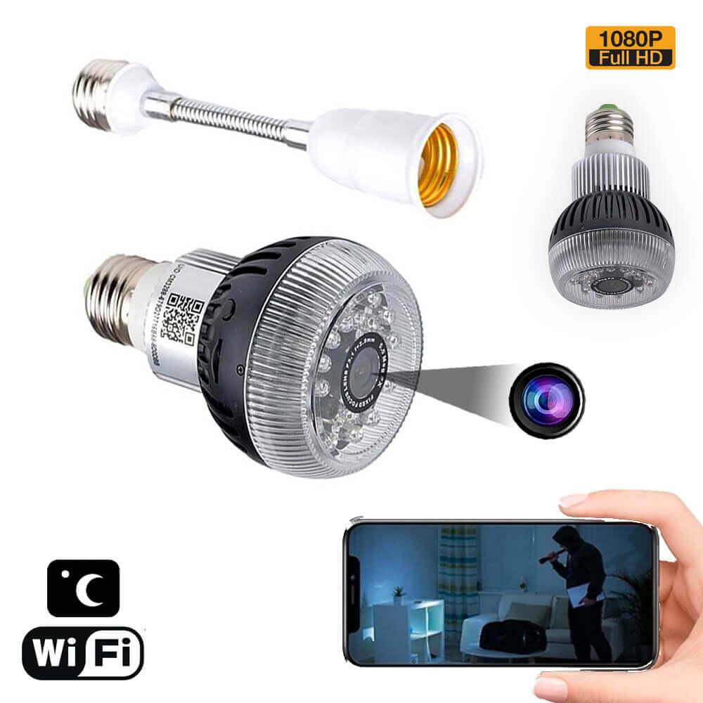 Lâmpada WIFI com Câmera Full HD | Shopee Brasil