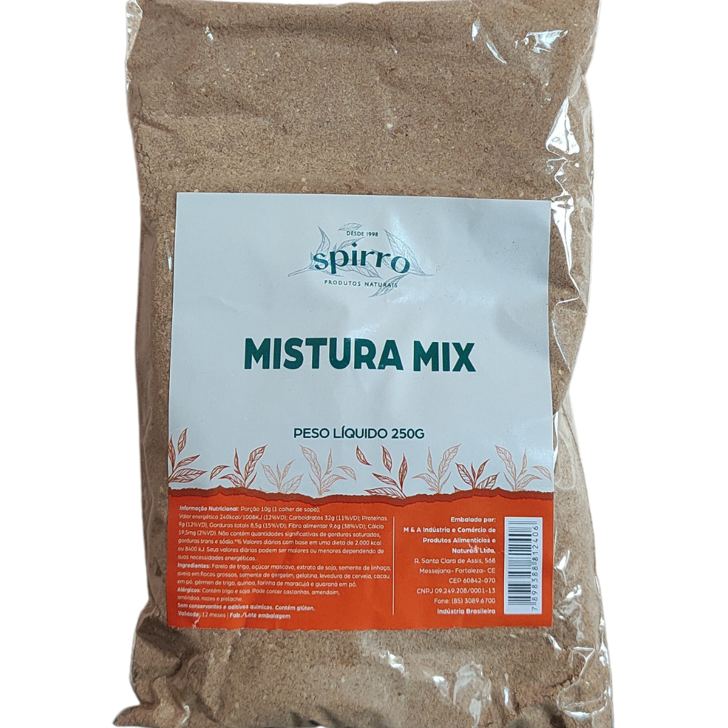 Mistura Mix Spirro Produtos Naturais 250g | Shopee Brasil