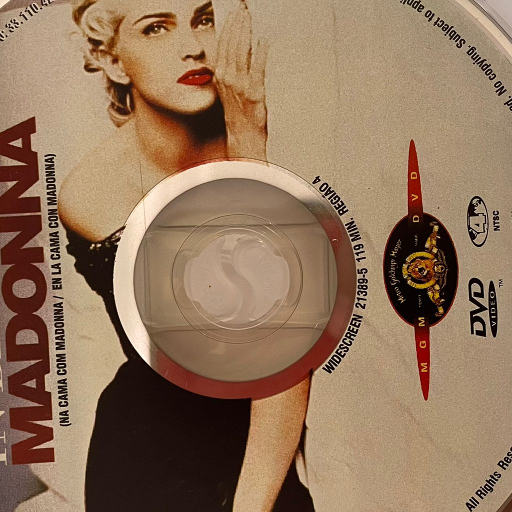 DVD Na Cama com Madonna (In bed with Madonna) [BR, Usado, Bom estado] | Shopee Brasil