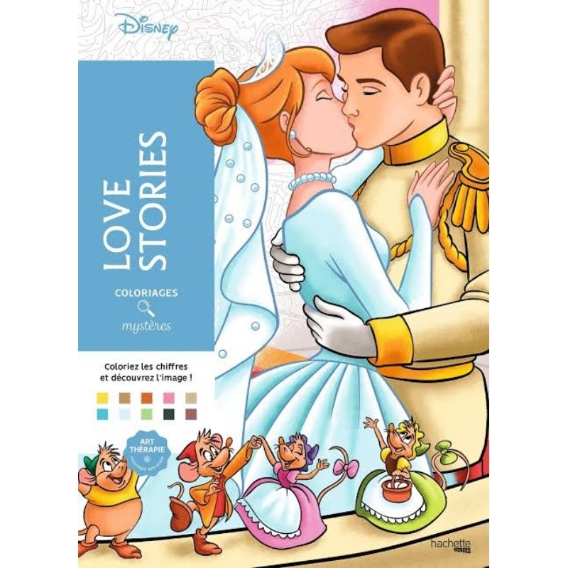 Livro de Colorir Disney Love Stories | Shopee Brasil