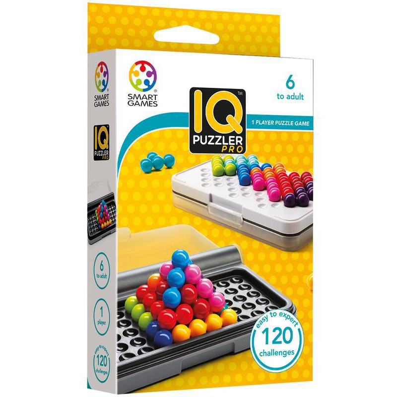 IQ Puzzler Pro Jogo 3D Raciocínio lógico Smart Games com Livreto de 120 Desafios | Shopee Brasil