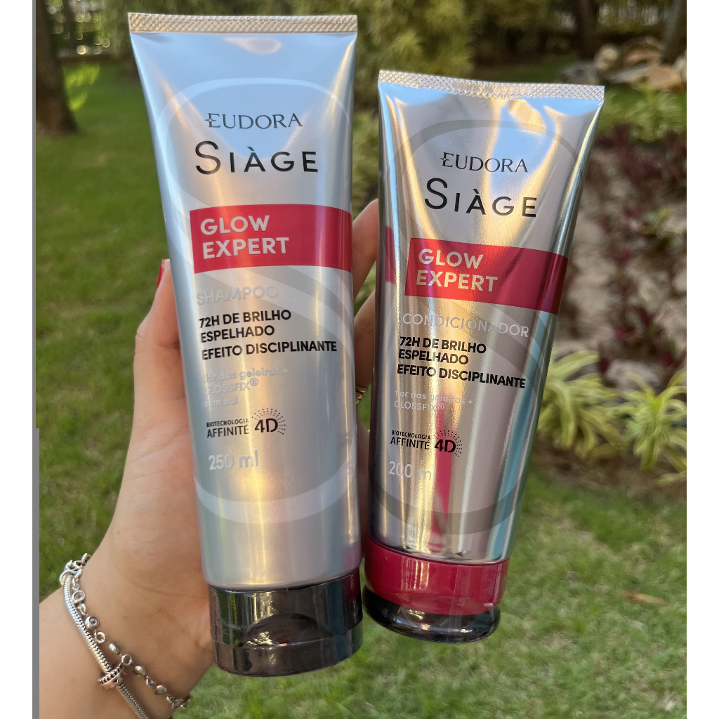 SIAGE GLOW EXPERT SHAMPOO E CONDICIONADOR PARA LOIRAS | Shopee Brasil