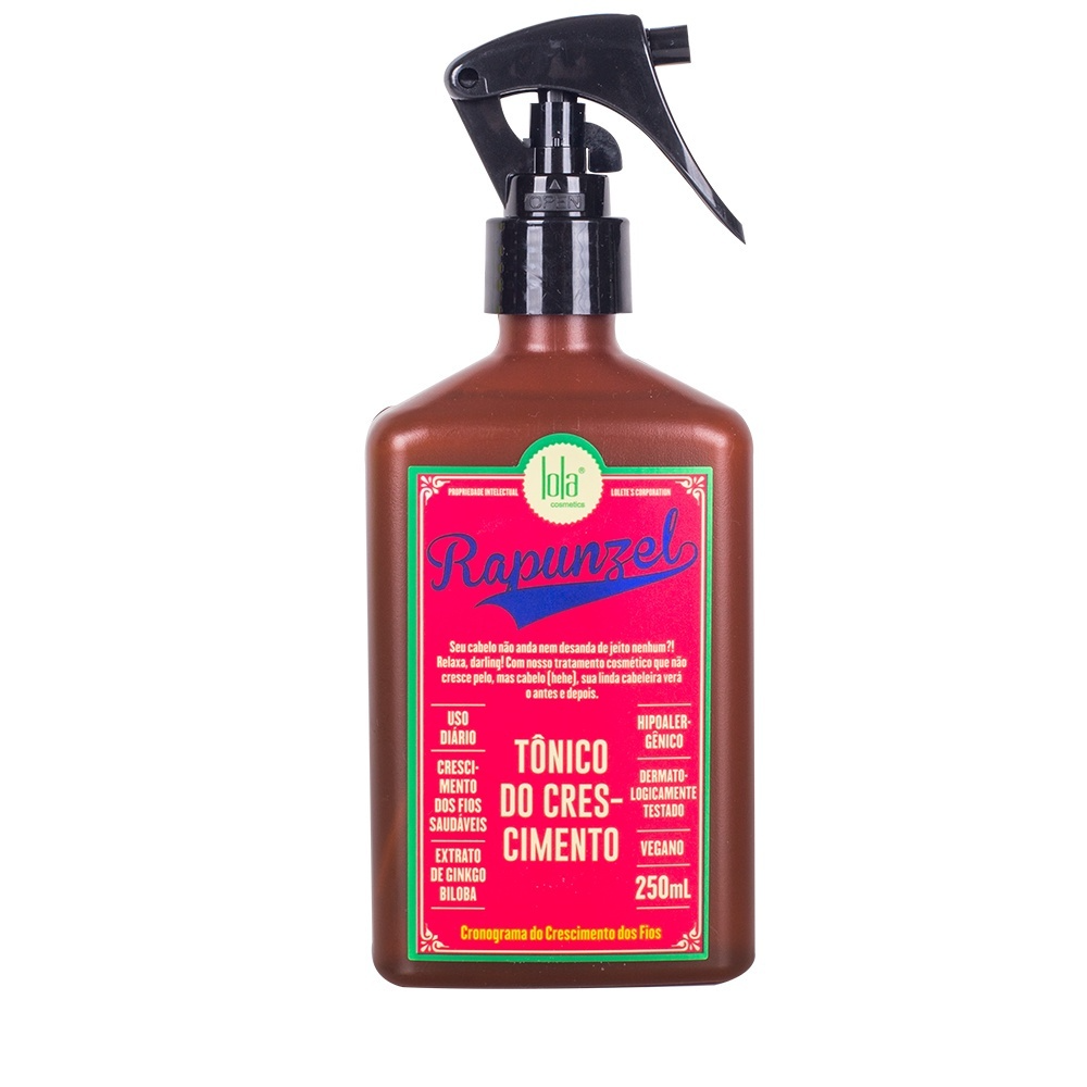 Lola Rapunzel Tonico de crescimento do Cabelo 250ml Lola Cosmetics ...