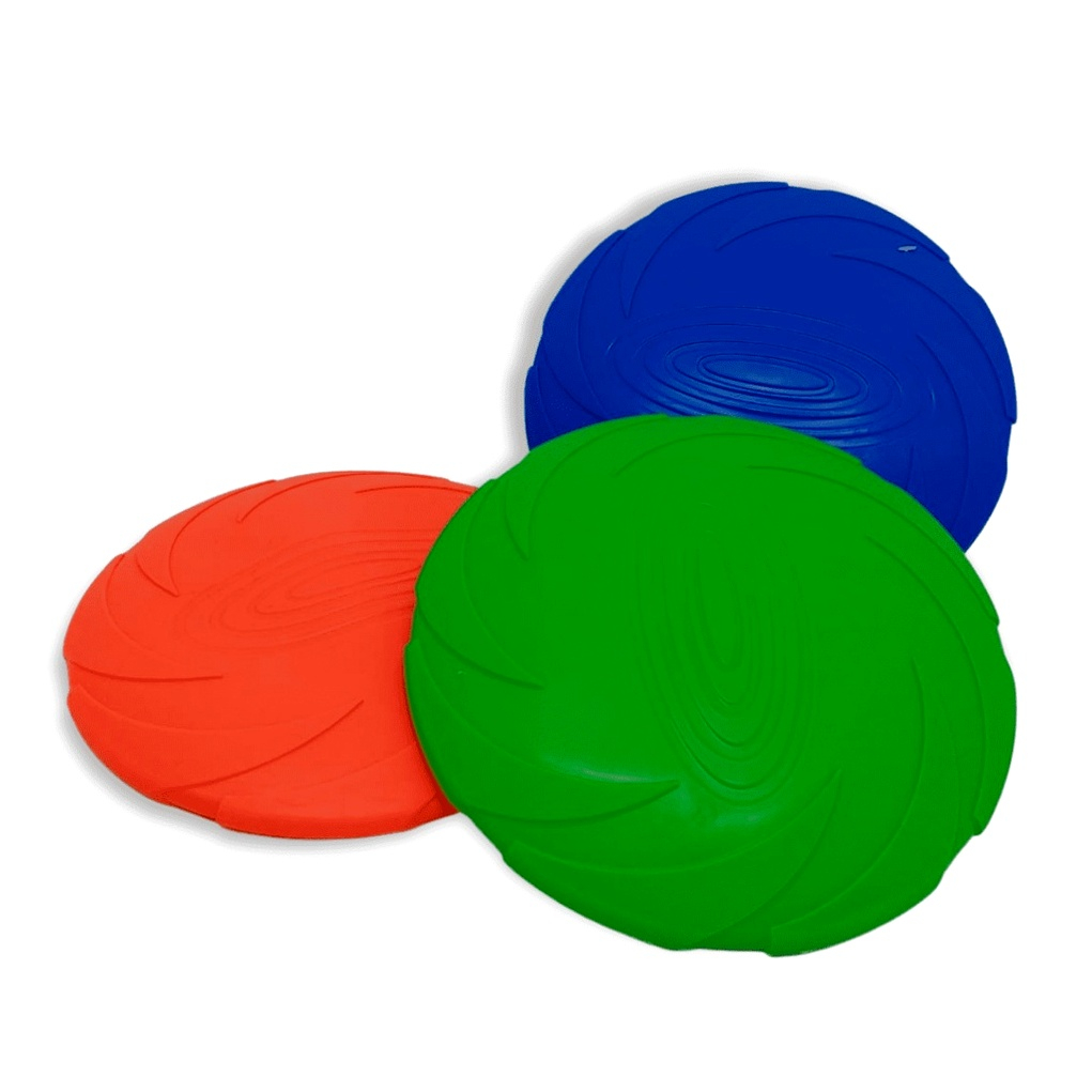 Frisbee Disco De Arremessar Borracha Côncavo 22cm | Shopee Brasil