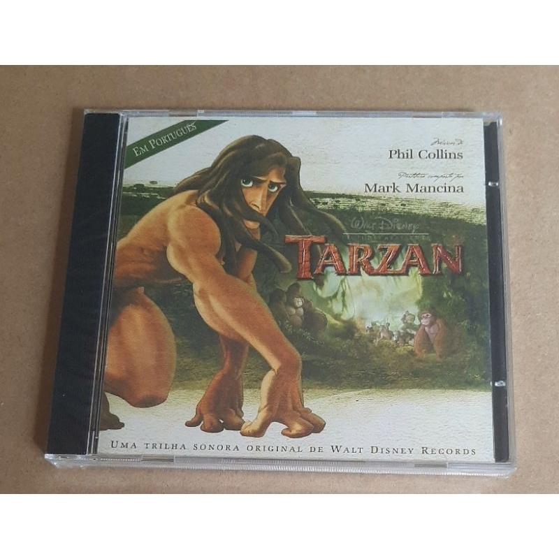 CD TARZAN - TRILHA SONORA - NOVO LACRADO - EM PORTUGUÊS - PHIL COLLINS | Shopee Brasil