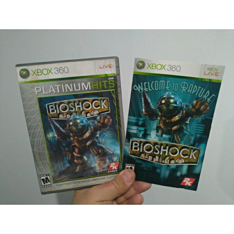 Jogo Xbox 360 Bioshock Original Platinum Hits completo leia veja fotos ...
