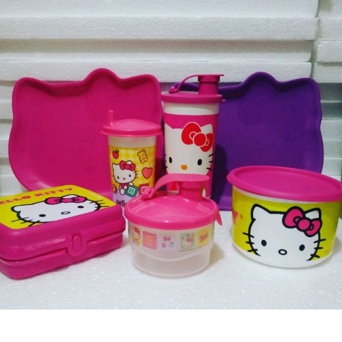 Hello Kitty Tupperware Importado (vários modelos) | Shopee Brasil