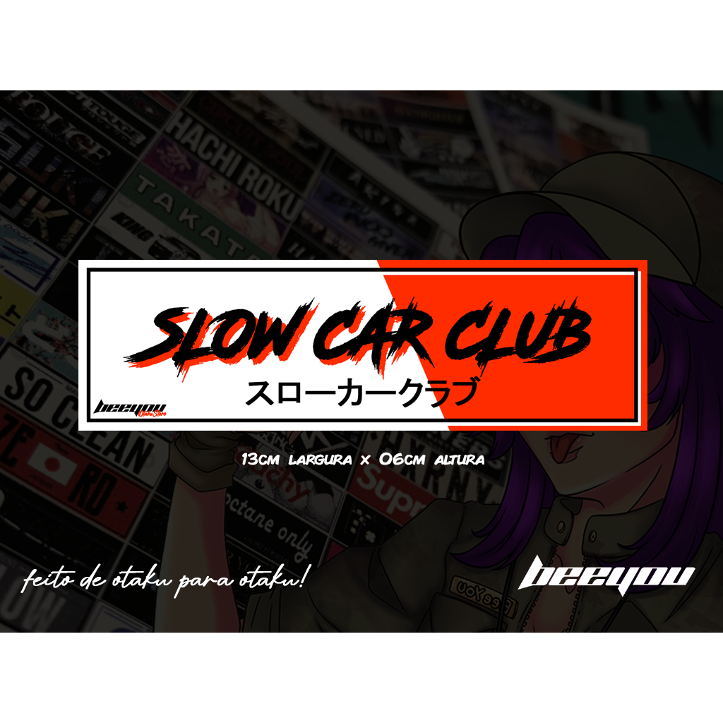 Adesivo Decorativo para Carro - Slap Sticker Waifu Itasha Personagens ...