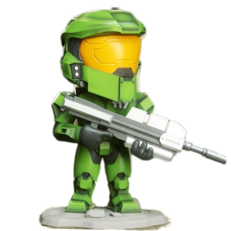 Master Chief Halo Chibi Nendoroid 10cm Figure Action | Shopee Brasil