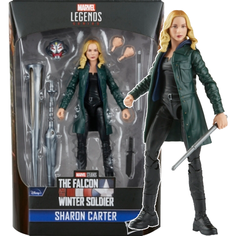 BONECO MARVEL LEGENDS SHARON CARTER BUILD HASBRO | Shopee Brasil