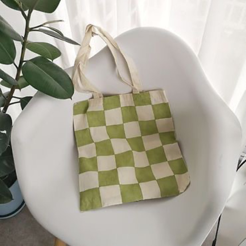 Ecobag Quadriculada | Shopee Brasil