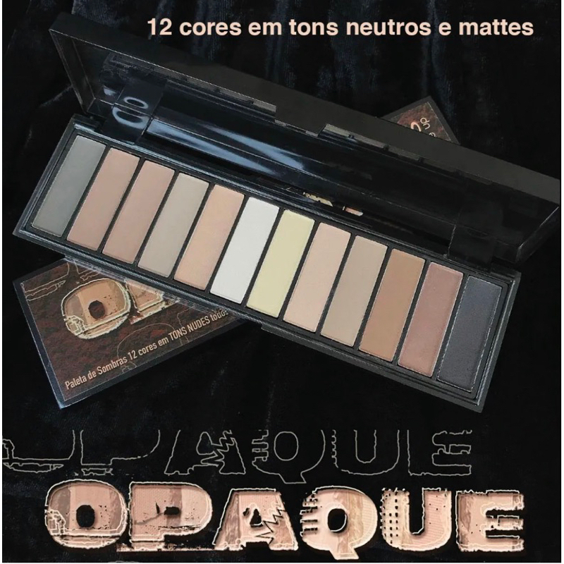 PALETA DE SOMBRAS 06 - OPAQUE MATTE Koloss Makeup | Shopee Brasil