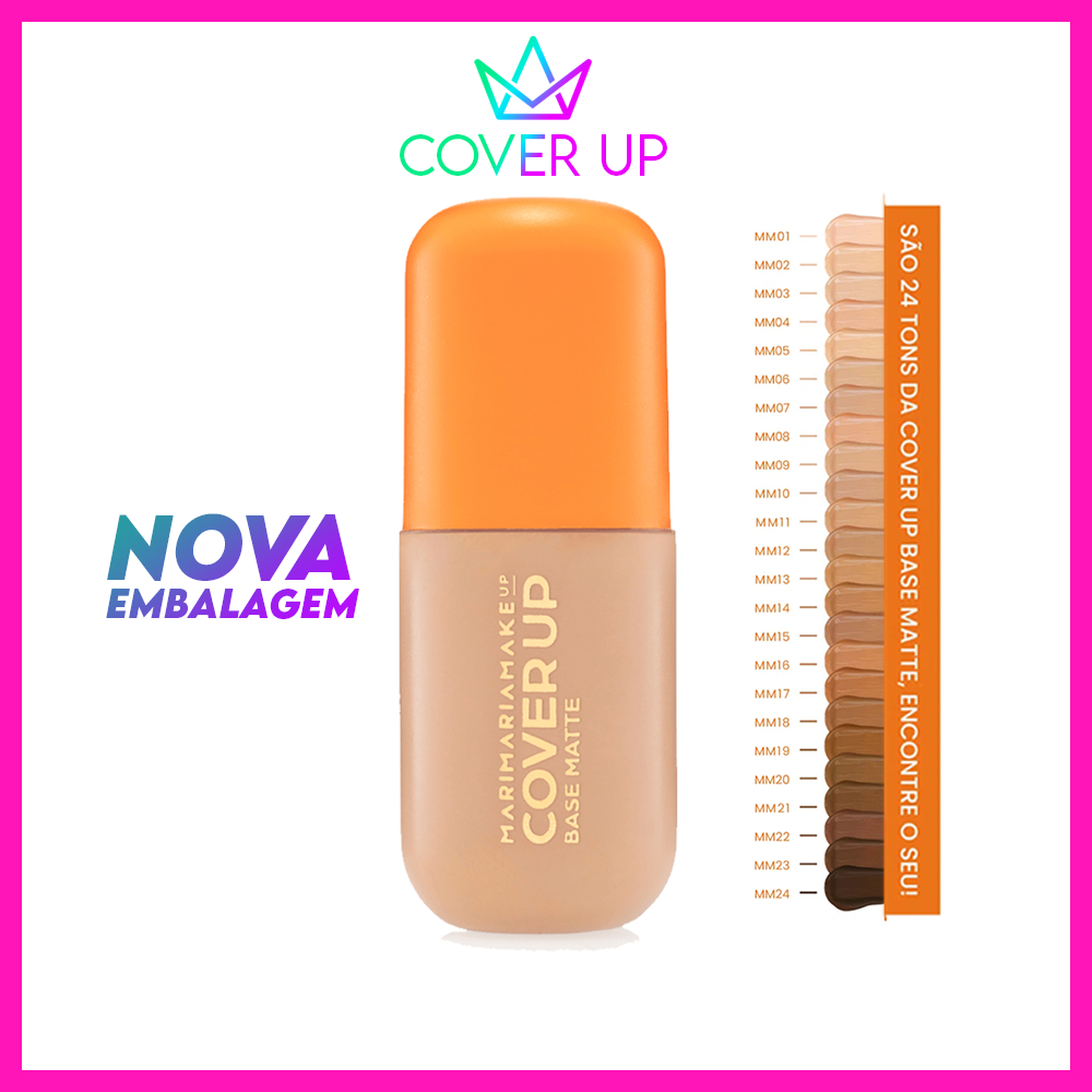 Mari Maria Base Cover Up Base Liquida Matte Escolha sua Cor | Shopee Brasil