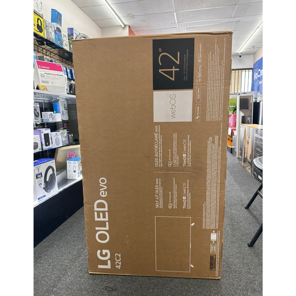 LG C2 OLED (42C2PUA) 42" Classe 4K Hdr Smart OLED Evo Tv | Shopee Brasil