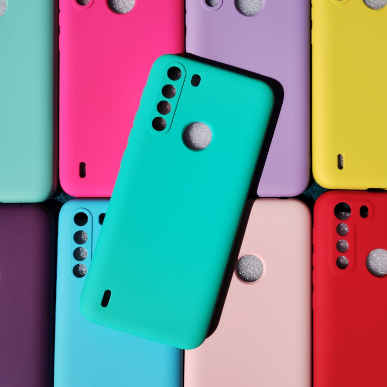 Capa Capinha de celular Silicone Motorola Moto One Fusion Aveludada | Shopee Brasil