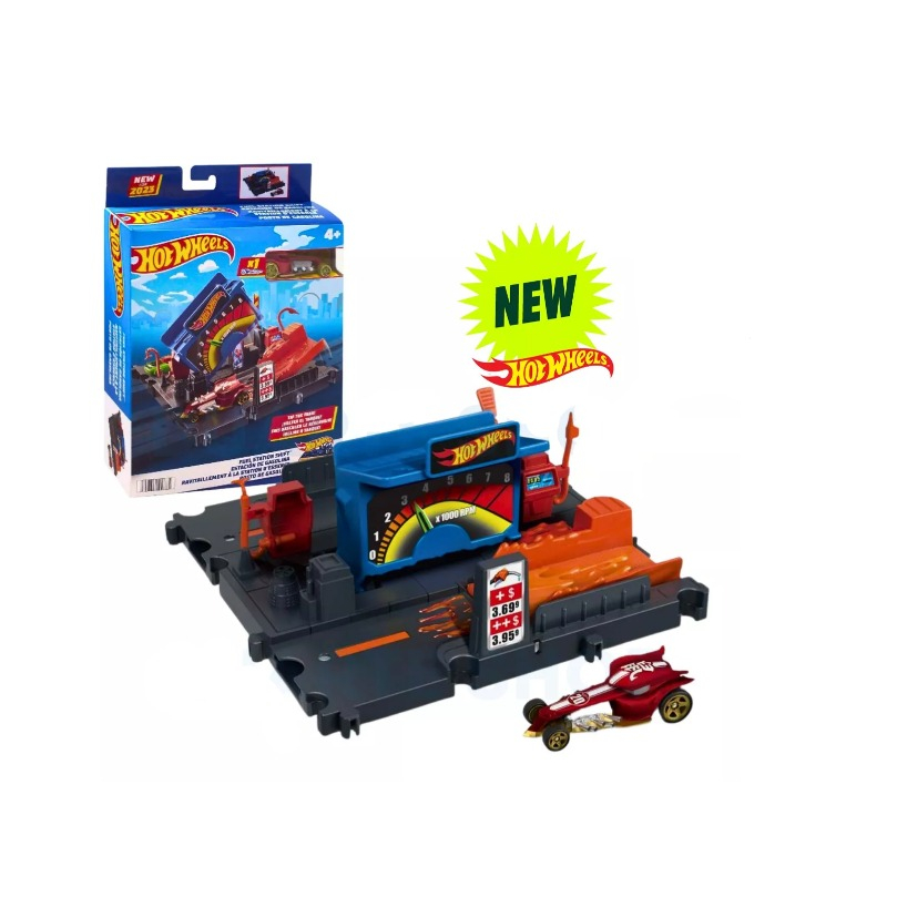 Hot Wheels CITY Lugares Favoritos Posto de Gasolina Mattel HMD53 ...