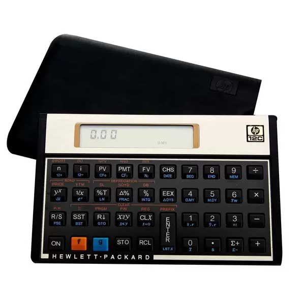 Calculadora Financeira HP 12C Gold - Display LCD Com mais de 120 ...