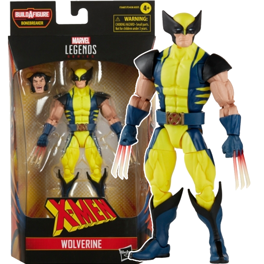 BONECO WOLVERINE X-MEN BUILD MARVEL LEGENDS SERIES HASBRO | Shopee Brasil