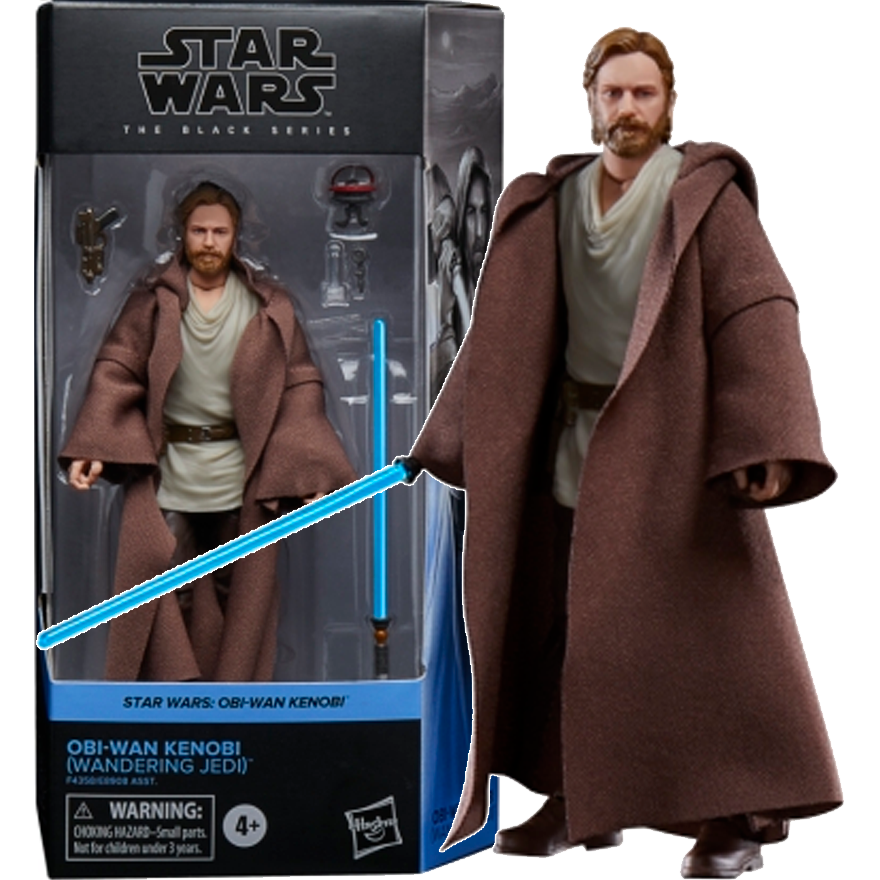 BONECO OBI WAN KENOBI BLACK SERIES STAR WARS HASBRO | Shopee Brasil