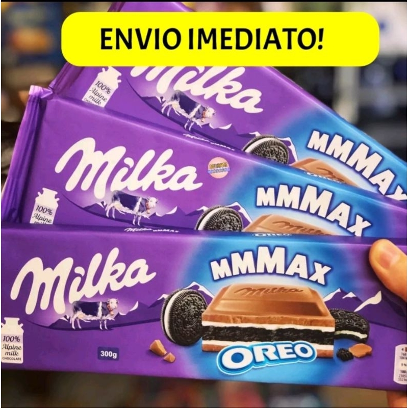CHOCOLATE MILKA Barra Grande OREO 300g | Shopee Brasil