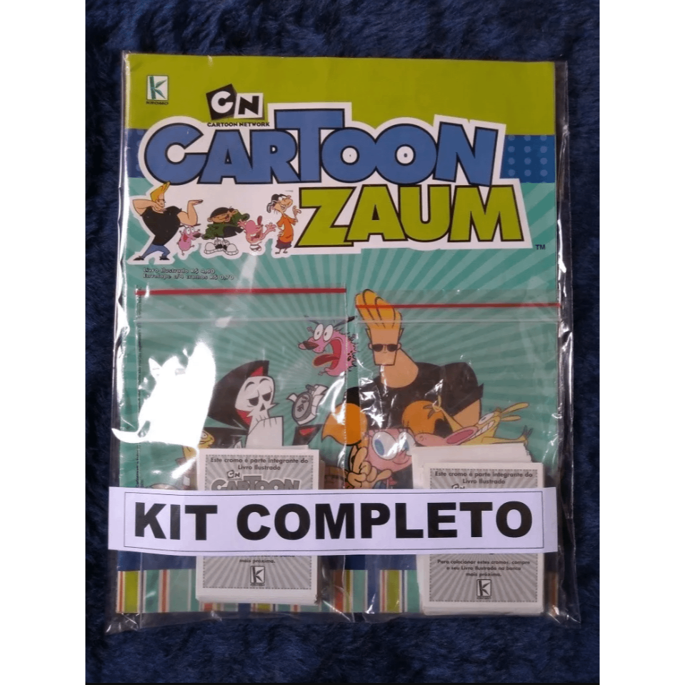ALBUM DE FIGURINHAS CARTOON ZAUM COMPLETO E PARA COLAR. | Shopee Brasil