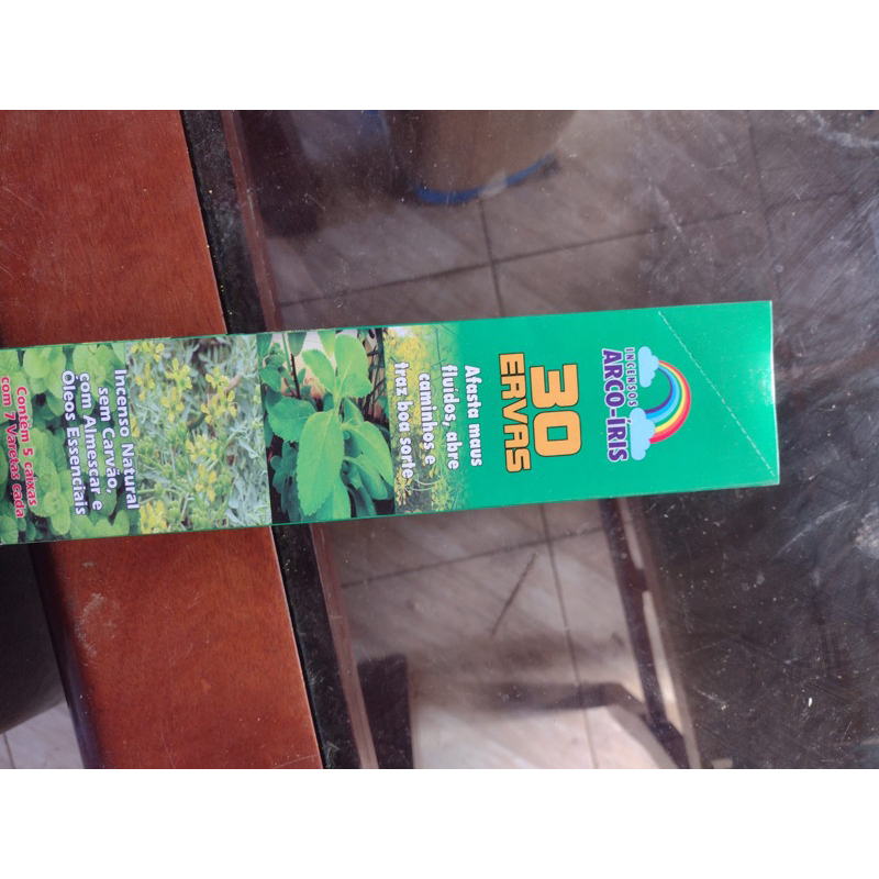 Incenso Arco Iris - 30 Ervas | Shopee Brasil