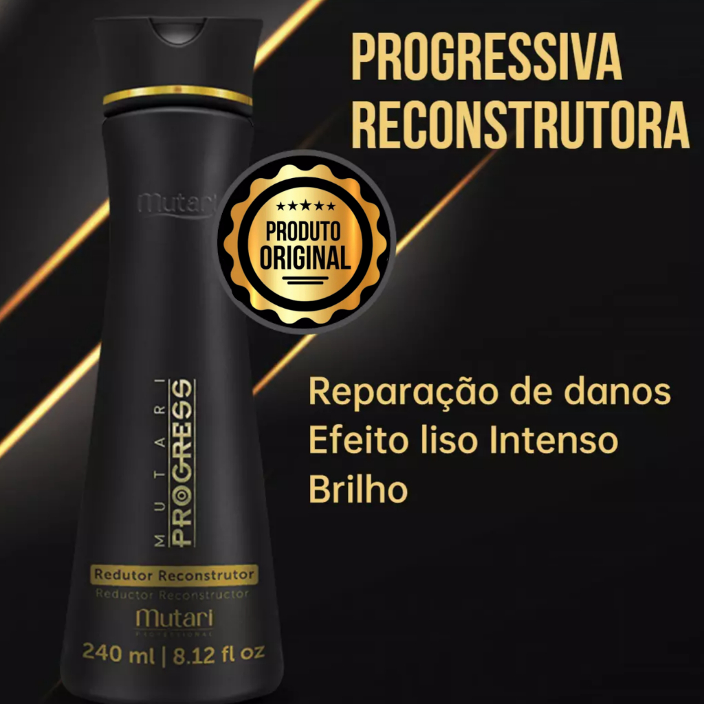 REDUTOR RECONSTRUTOR MUTARI PROGRESS 240 ml | Shopee Brasil
