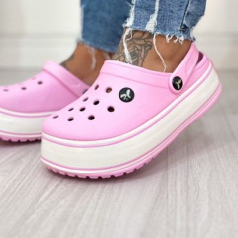 Babuche Crocs Plataforma | Shopee Brasil