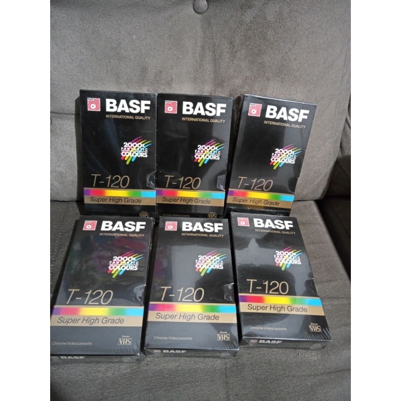 Fitas VHS Basf T-120 ( Novas Lacradas ) | Shopee Brasil
