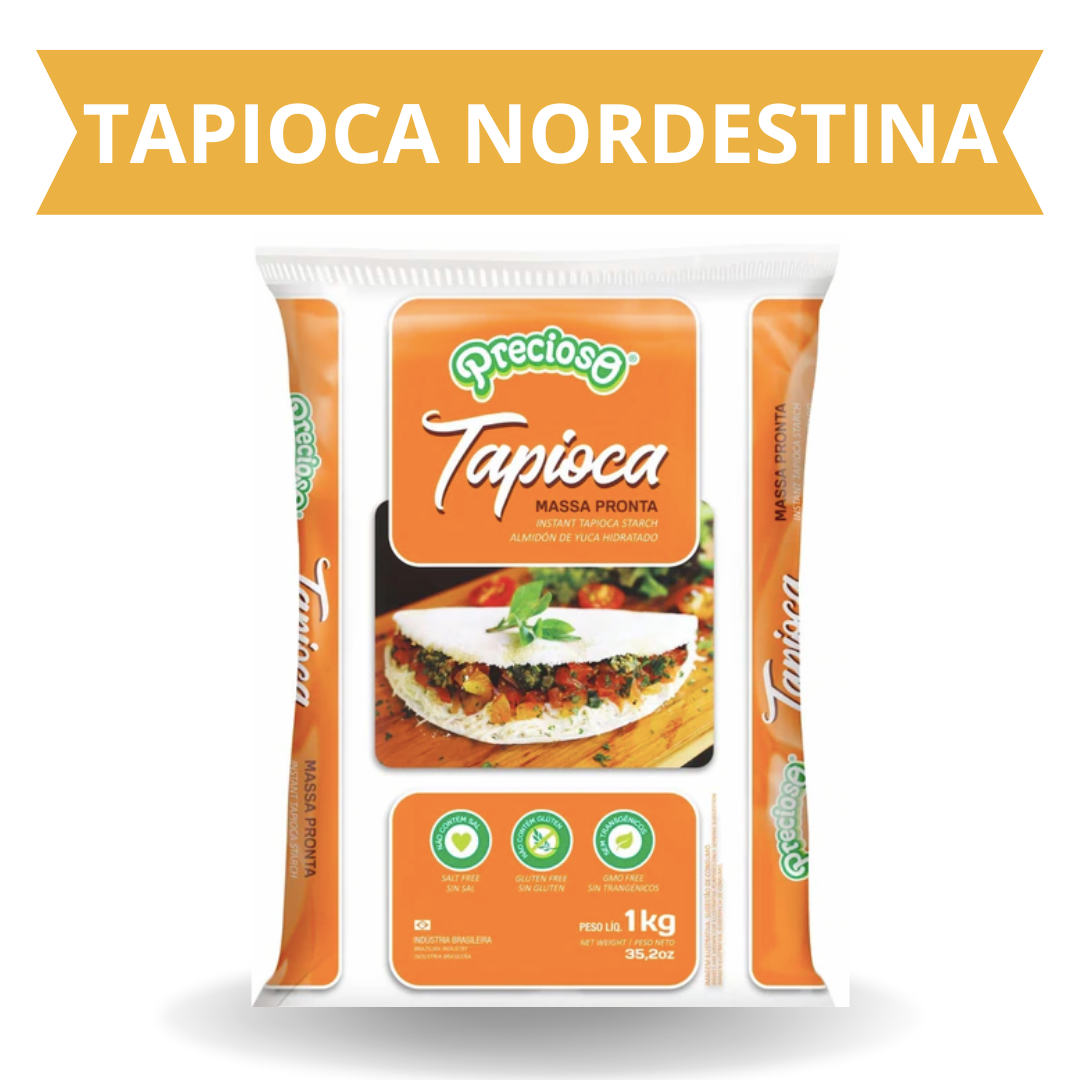 Tapioca do Nordeste - Goma Hidratada de Mandioca Precioso 1 kg | Shopee ...