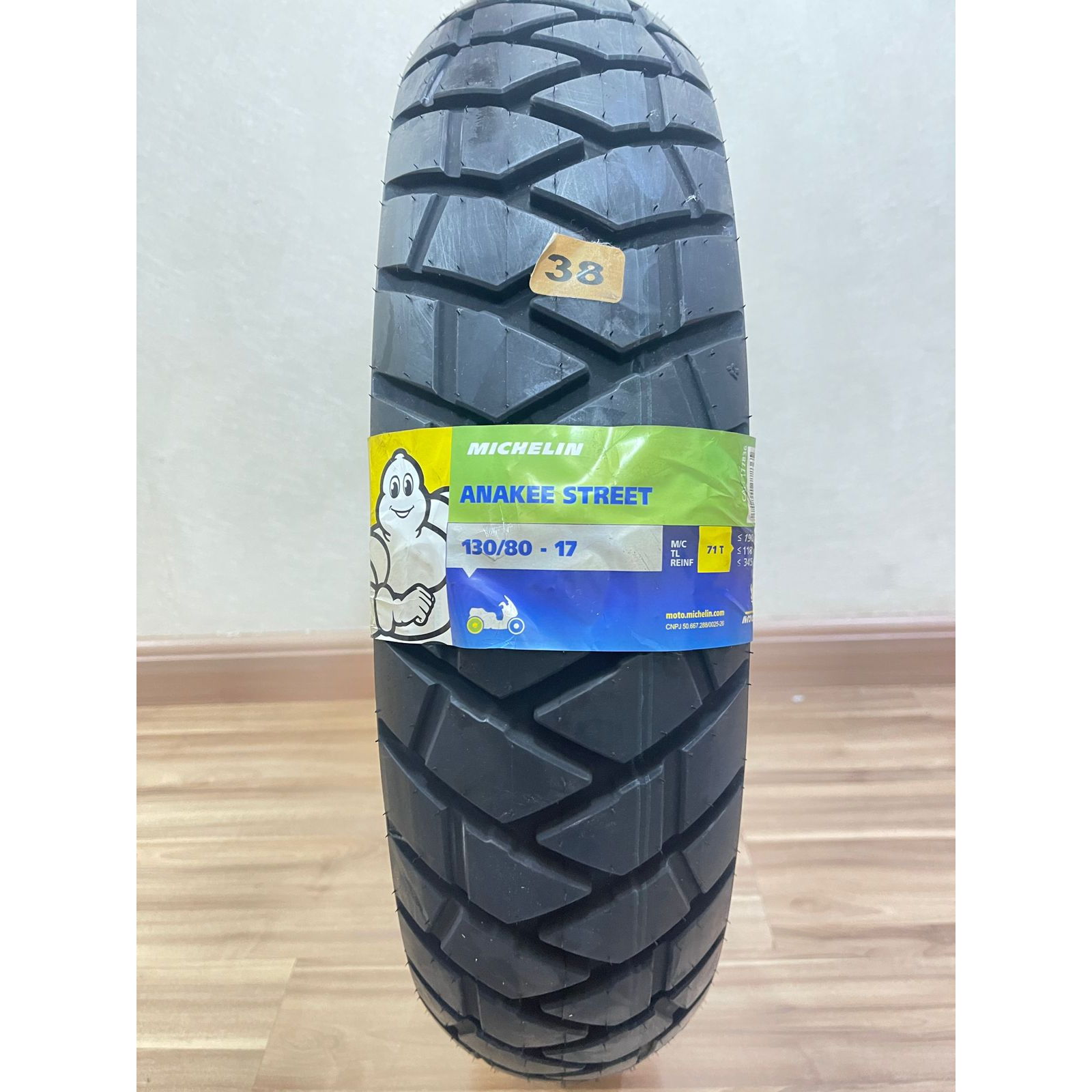 Pneu Michelin Anakee Street - 130/80-17 - Traseiro - Novo | Shopee Brasil