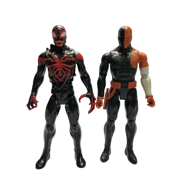 02 Bonecos Deathstroke E Venom Articulados 30cm | Shopee Brasil
