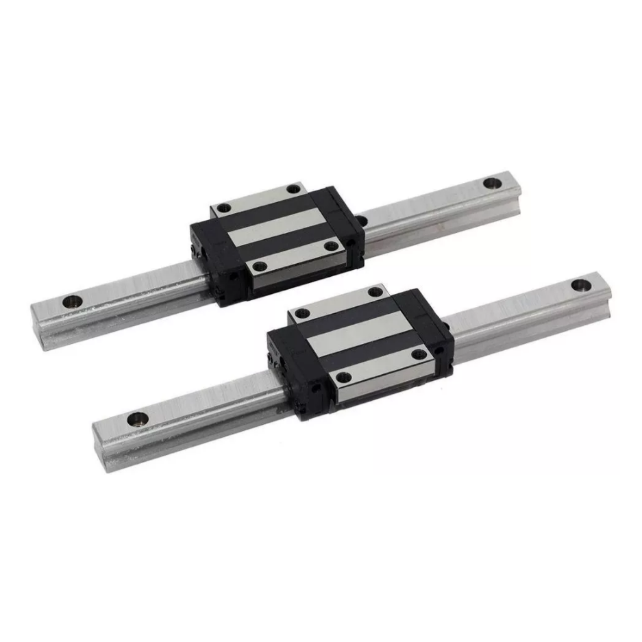 1 Guia Linear 25mm X 660mm E 2 Patins Com Aba De Aço 25mm | Shopee Brasil