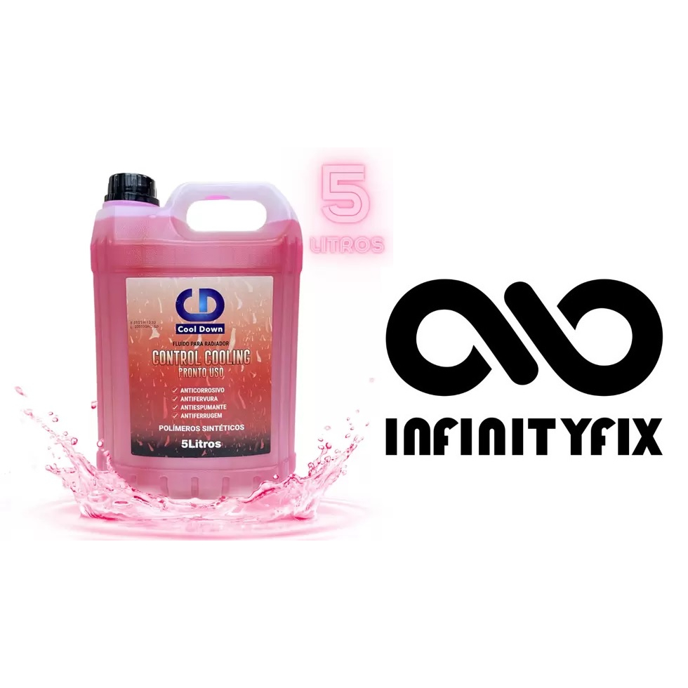 Aditivo Rosa Pronto Para Uso Diluido NCA Cool Down - GALAO 5L | Shopee Brasil