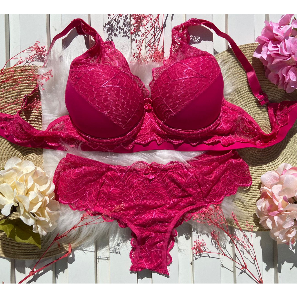 Conjunto de renda alta qualidade e conforto | Shopee Brasil