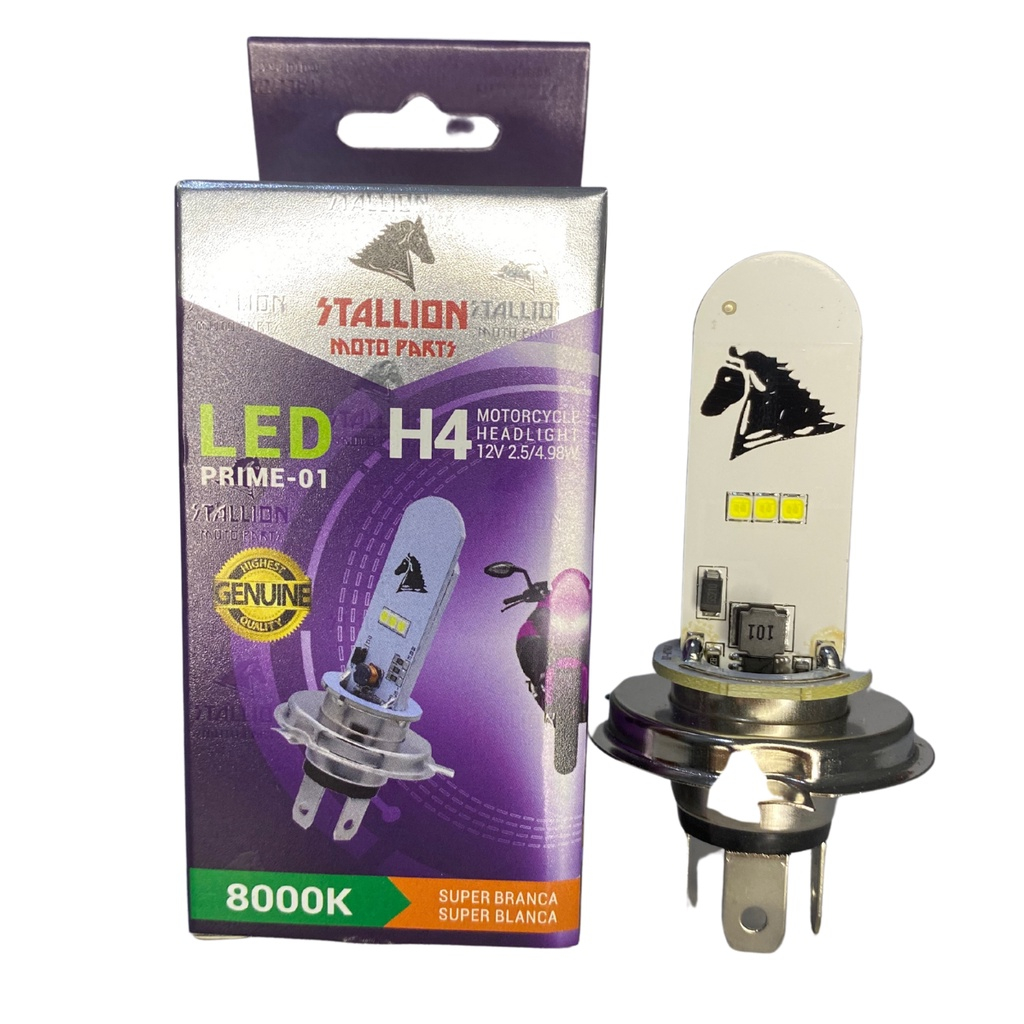 Lampada H4 LED stallion 12v | Shopee Brasil