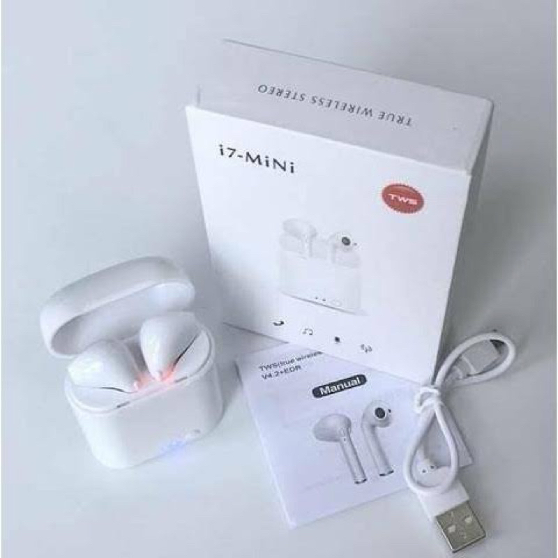 Fone Sem Fio I7 Mini Tws Bluetooth Com Microfone | Shopee Brasil