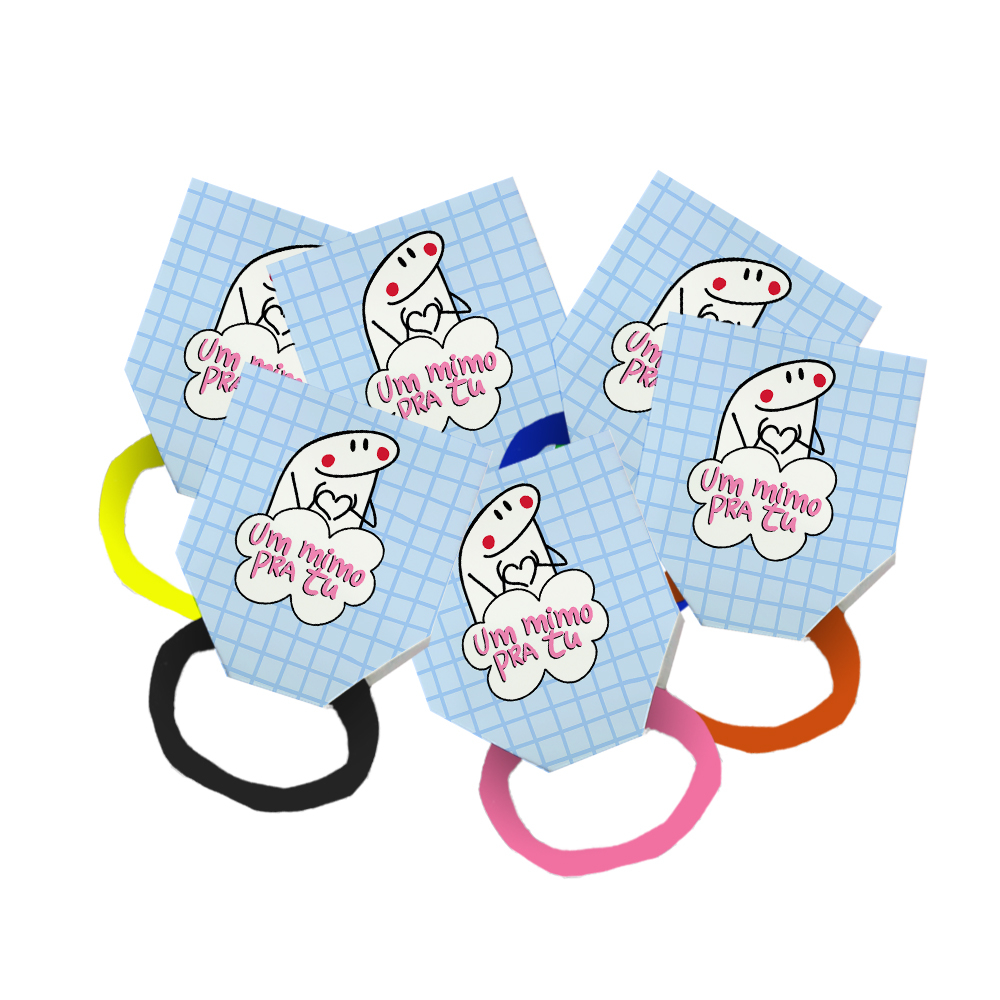 Kit 40 Tag Amarrador de Cabelo Lacinho Xuxinha Personalizado Um Mimo ...
