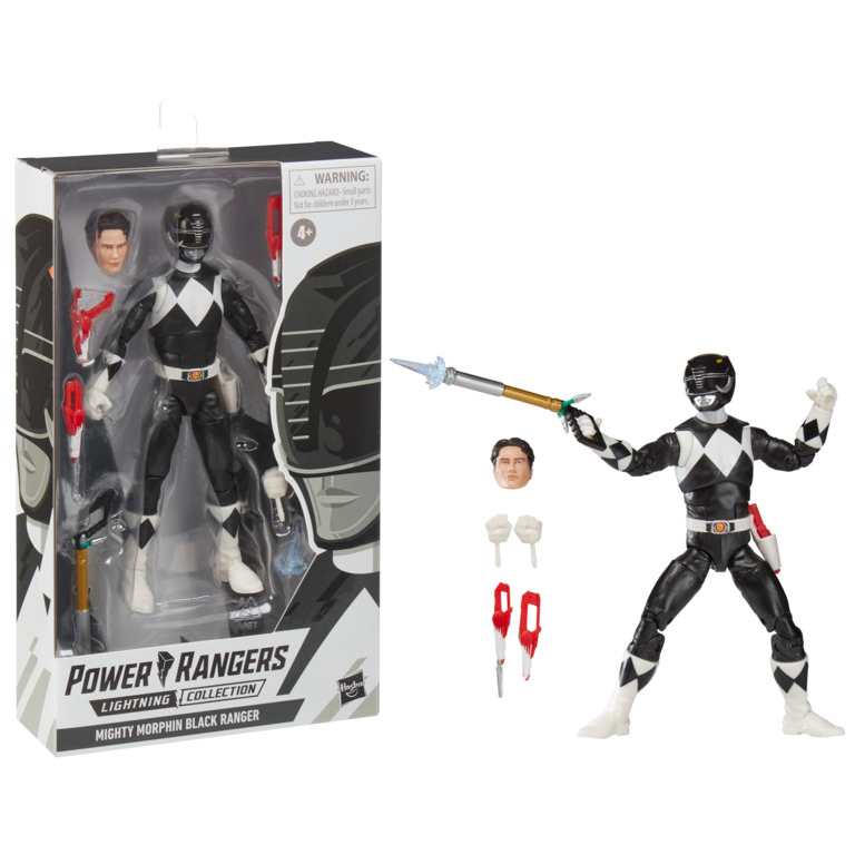 Boneco Colecionável Power Ranger Light Collection Mighty Morphin Ranger ...