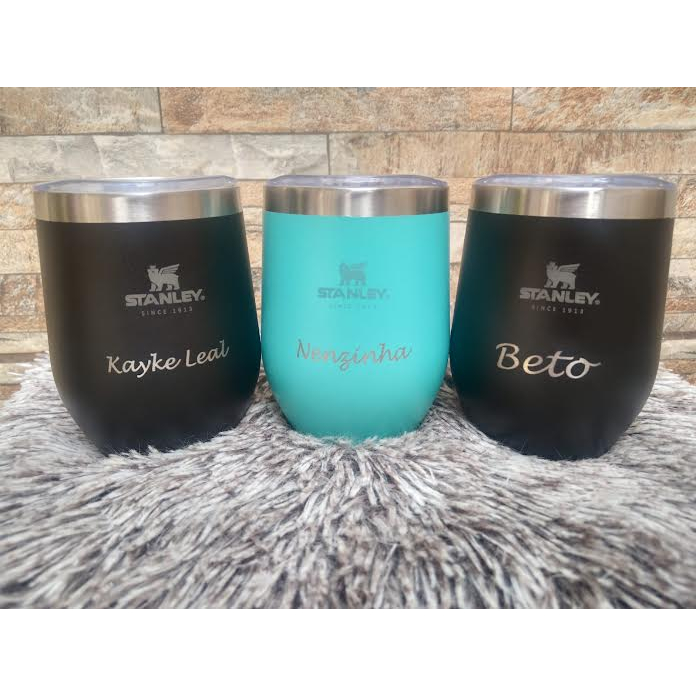 COPO TÉRMICO STANLEY MODELO CUIA - 360ML - PERSONALIZADO A LASER COM O ...