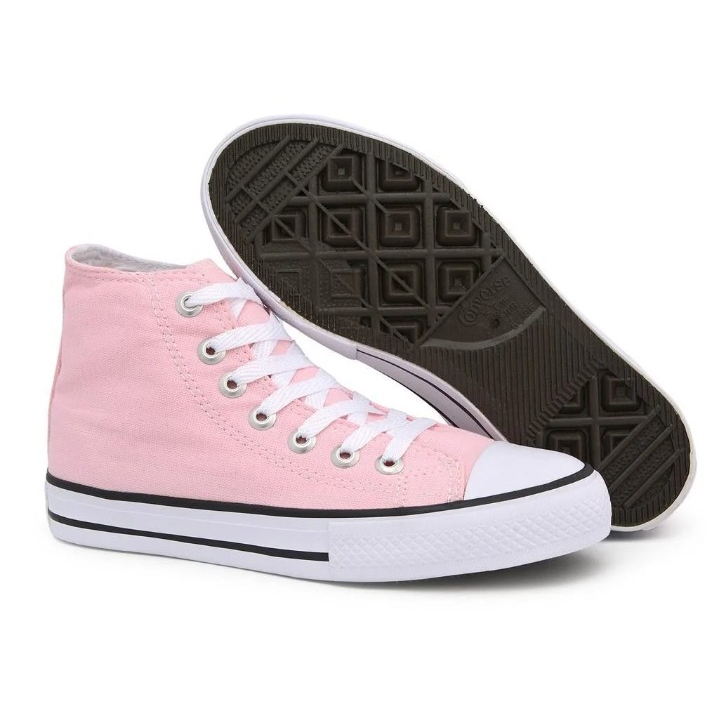 Tenis Star Rosa Claro Tradicional Retro Unissex | Shopee Brasil
