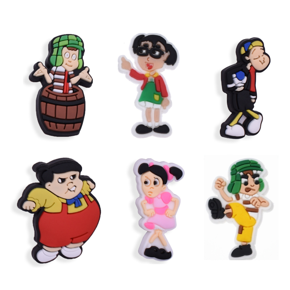 Pins Botons Broches Para Crocs Turma do Chaves 06 Unid. | Shopee Brasil