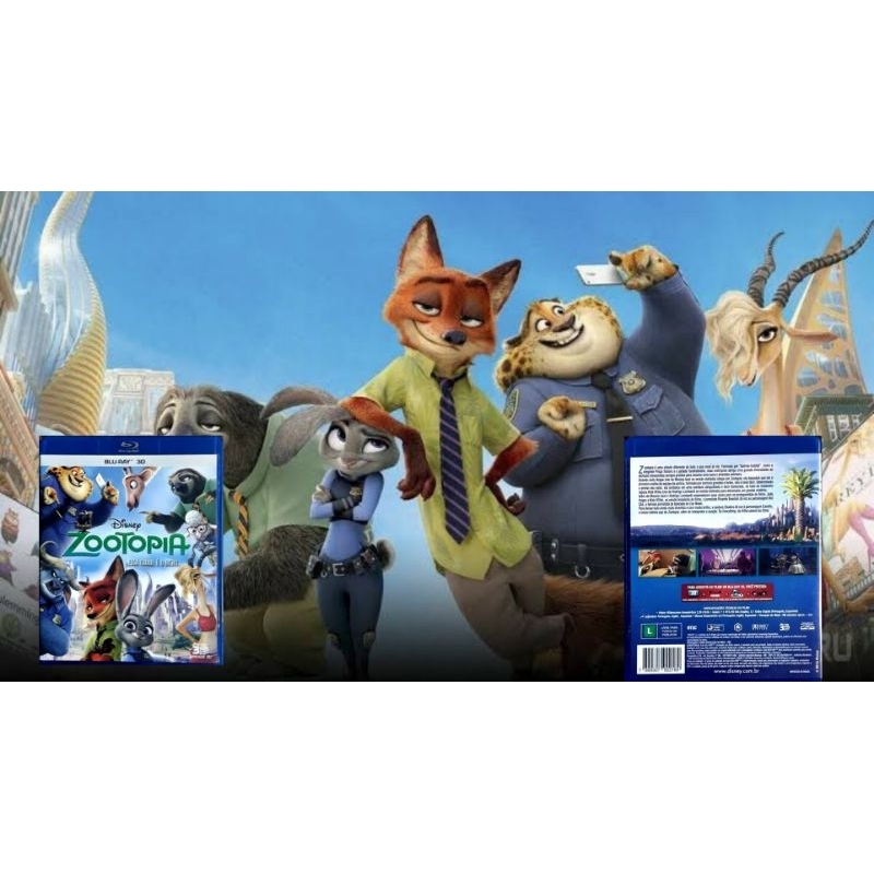 Blu Ray 3d Disney Zootopia | Shopee Brasil