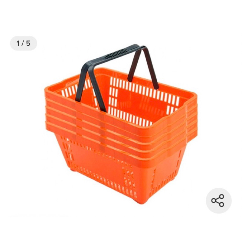10 Cestas De Compras P/ Supermercado Cestinha Mercado E Lojas Cor ...