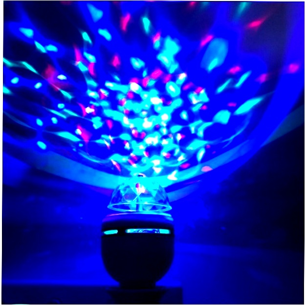 Lampada Festa Led Giratoria Colorida Balada Colorida Rgb Dj | Shopee Brasil