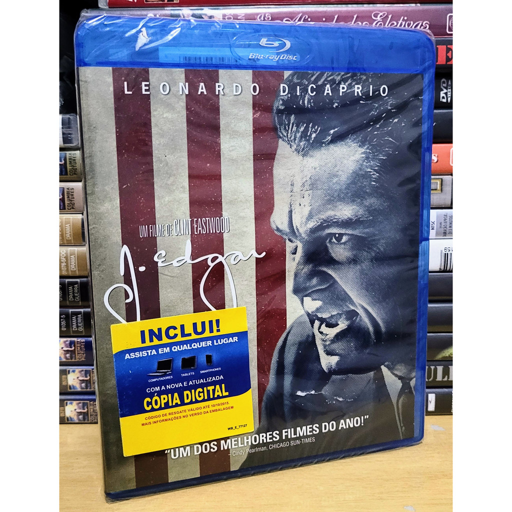 Blu-ray J. Edgar - Leonardo Di Caprio (Original Lacrado) | Shopee Brasil