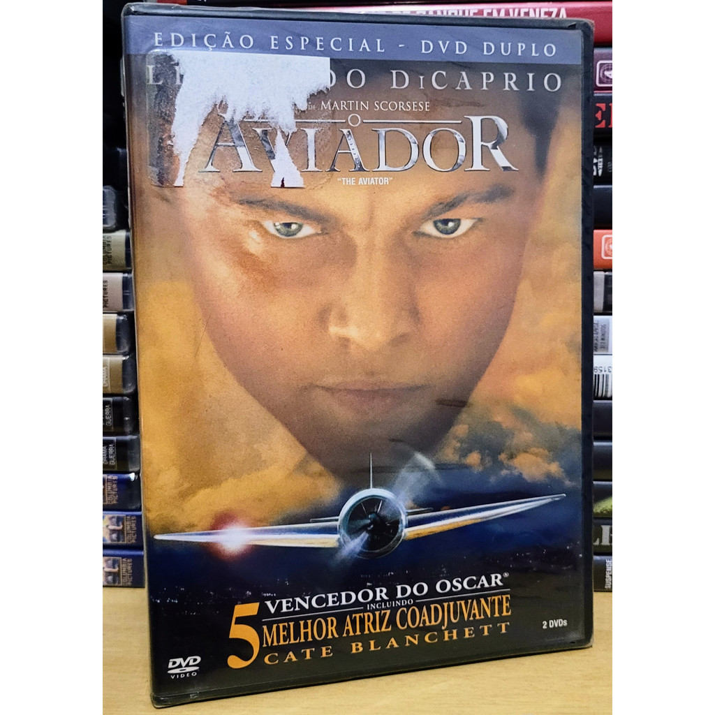 DVD O Aviador - Leonardo Di Caprio (Duplo Lacrado) | Shopee Brasil