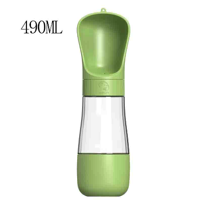 490ML 2 Em 1 Garrafa De Água Portátil Para Gatos Cães E Dispensador Multifuncional | Shopee Brasil