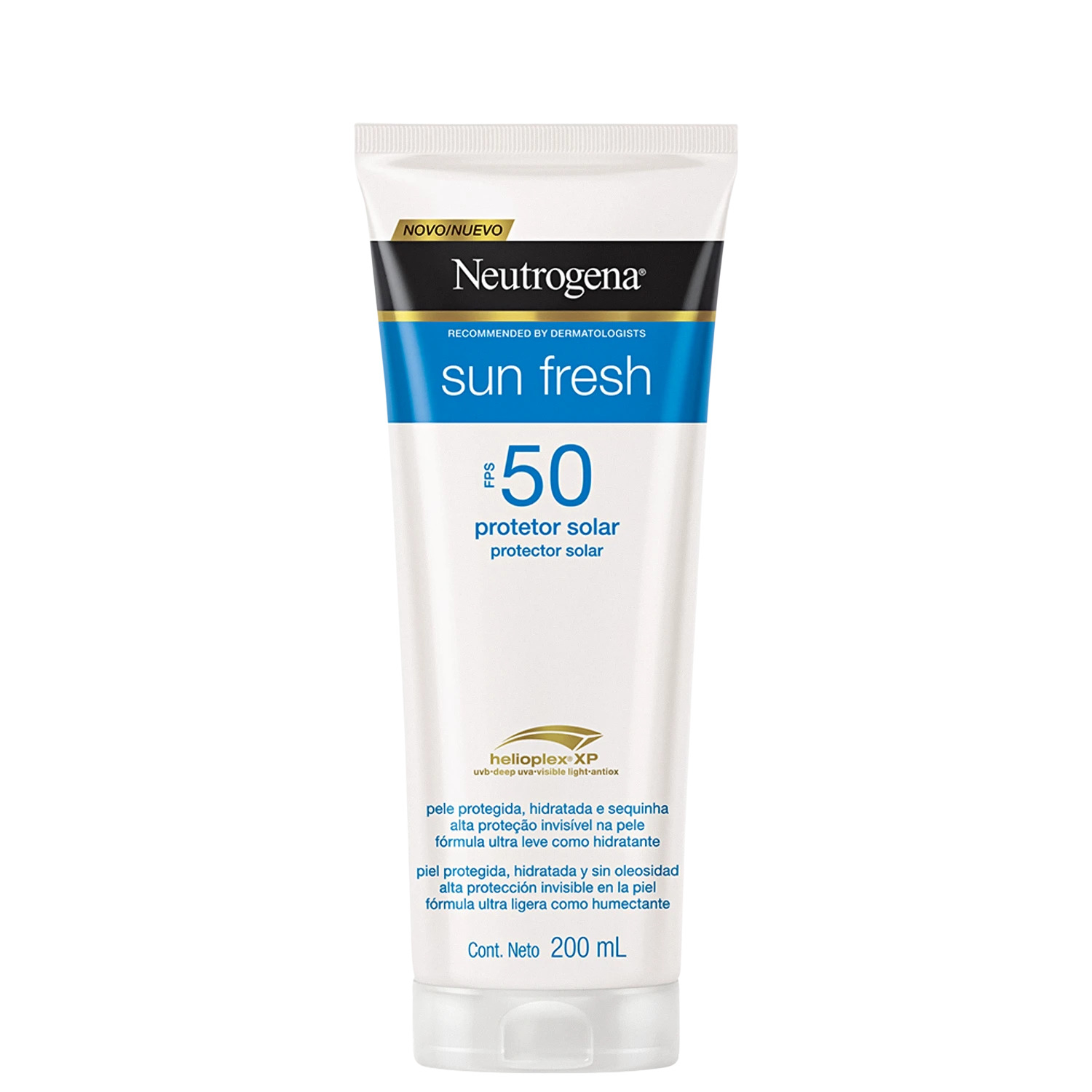 Neutrogena Sun Fresh FPS 50 - Protetor Solar 200ml | Shopee Brasil